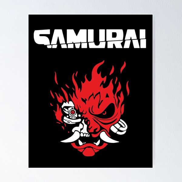 "Samurai" Poster by Aonaka | Redbubble