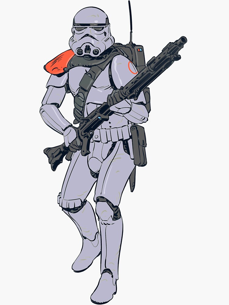 "Trooper" Sticker for Sale by CalumAWatt | Redbubble