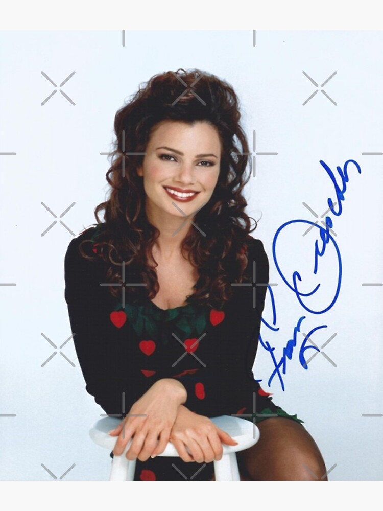 "Fran drescher Signed" Sticker for Sale by tar1 | Redbubble