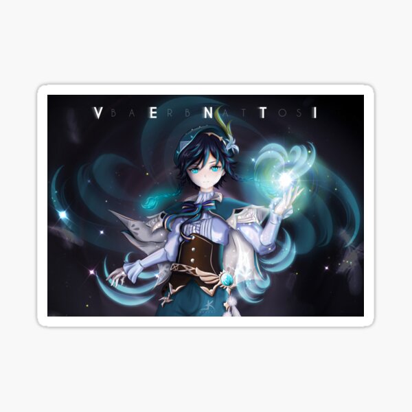 "Venti- Genshin Impact" Sticker for Sale by Katzui | Redbubble
