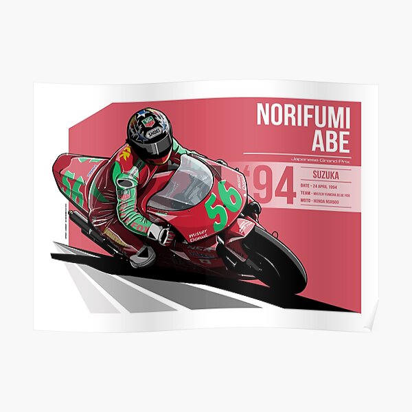"Norifumi Abe - 1994 Suzuka" Poster for Sale by DeCiren | Redbubble
