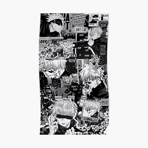 Gojo Satoru Poster For Sale By Thebestindesign Redbubble
