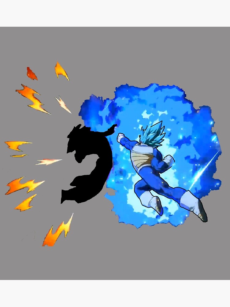 "Vegeta (SSGSS) - Niagara Pummel" Art Print for Sale by Frame-n-Play ...