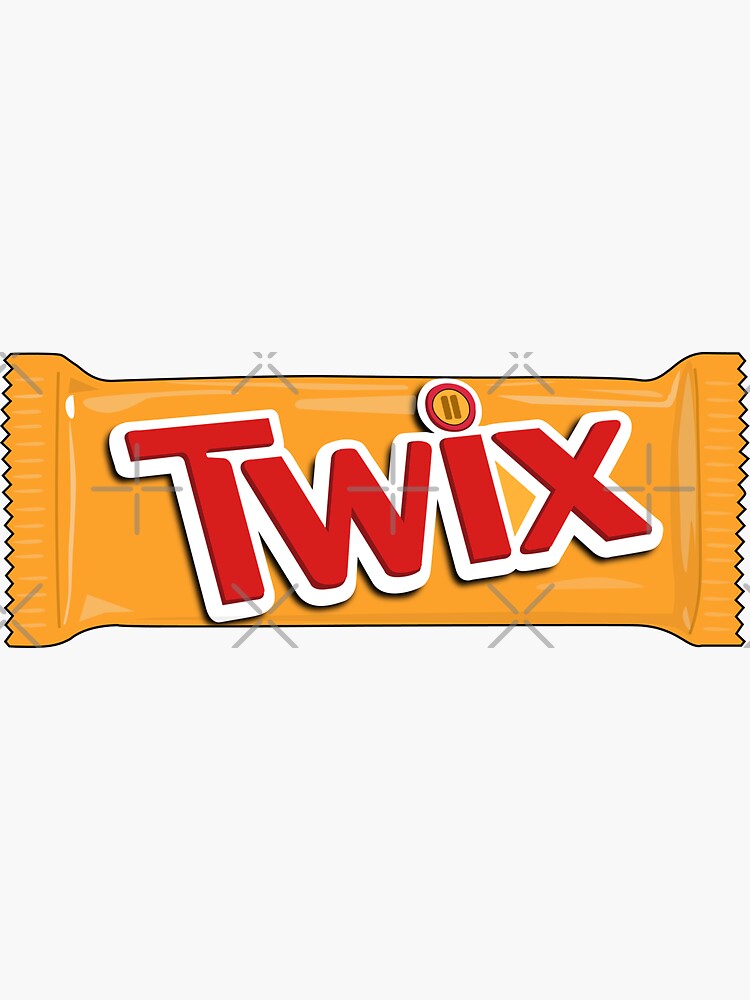 "Twix" Sticker for Sale by Vector-Sunset | Redbubble