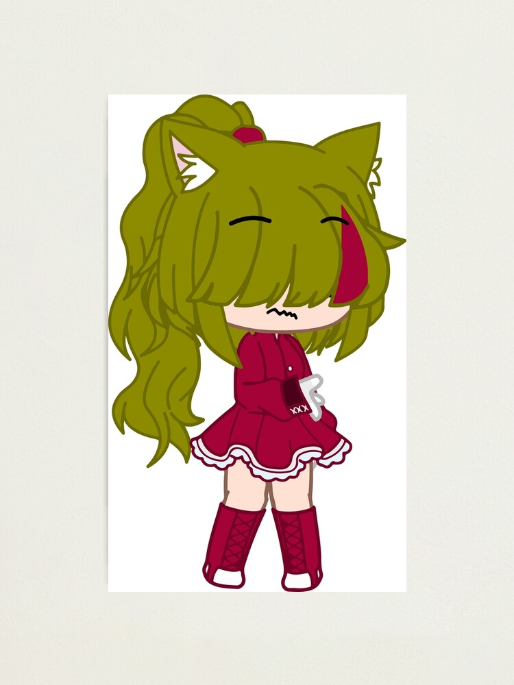 "Gacha club chibi youtuber nerd meme dolls - dark school girl - Anime ...