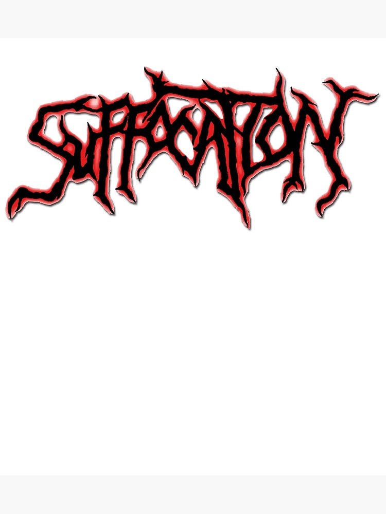 "Suffocation is an American death metal band" Poster for Sale by hantu ...