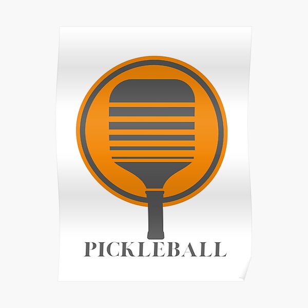 "PickleBall" Poster for Sale by WoodenT | Redbubble
