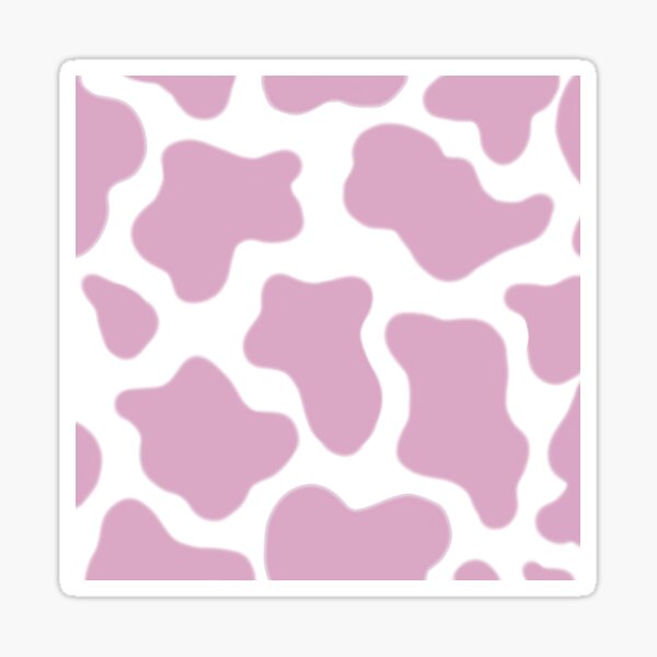 "Purple cow print" Sticker for Sale by elarosa27 | Redbubble
