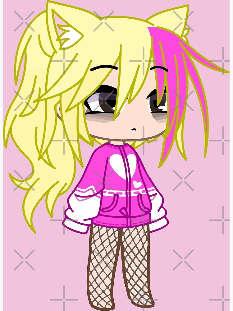 "Sad Girl - Gacha club Girl with sweatshirt - Sad anime gacha chibi ...