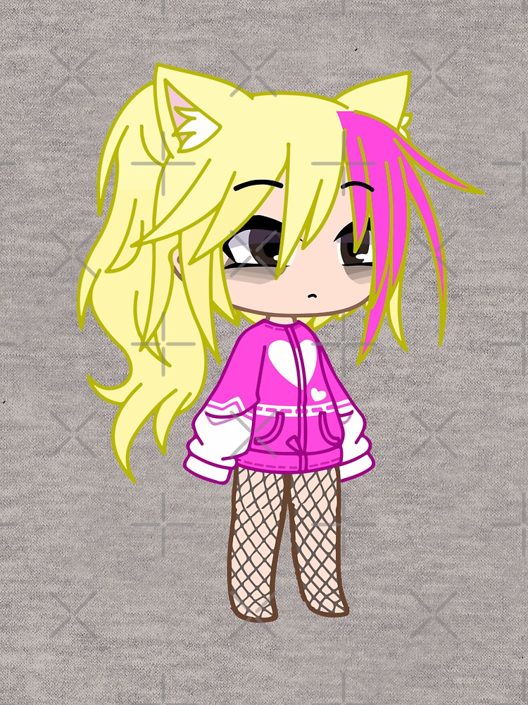 "Sad Girl - Gacha club Girl with sweatshirt - Sad anime gacha chibi ...