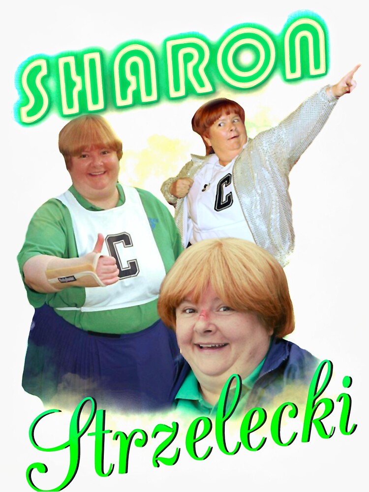 "SHARON STRZELECKI KATH & KIM " Sticker for Sale by kataleyaArt | Redbubble