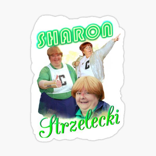 "SHARON STRZELECKI KATH & KIM " Sticker for Sale by kataleyaArt | Redbubble