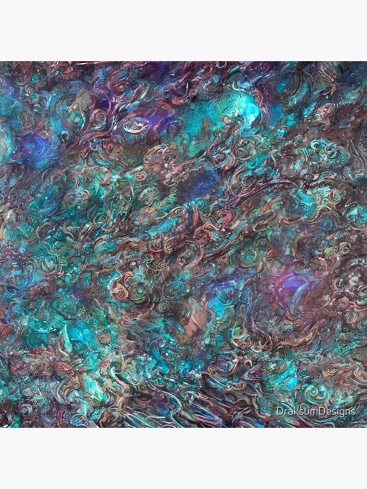 "Rainbow Alien Coral" Sticker for Sale by DraksumDesigns | Redbubble