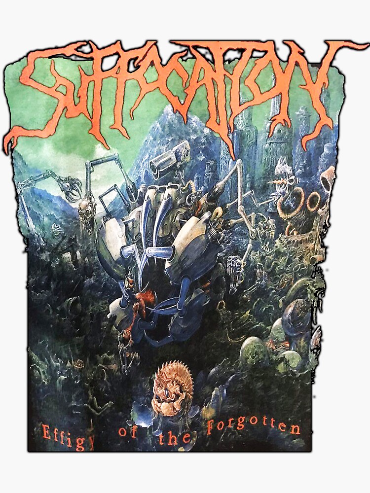 "Suffocation is an American death metal band" Sticker for Sale by hantu ...