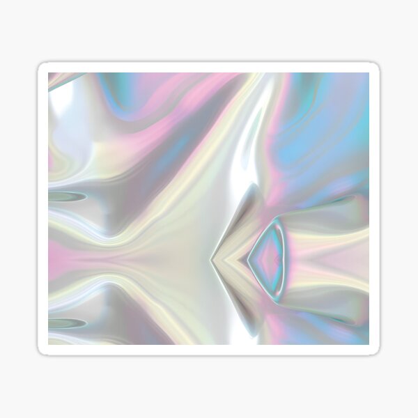 "Iridescent Holographic" Sticker for Sale by zarinestore | Redbubble