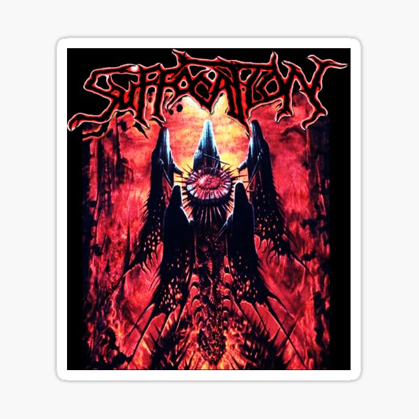 "Suffocation is an American death metal band" Sticker for Sale by hantu ...