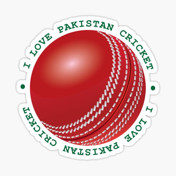 "I Love Pakistan Cricket" Sticker for Sale by SaShaCreations | Redbubble