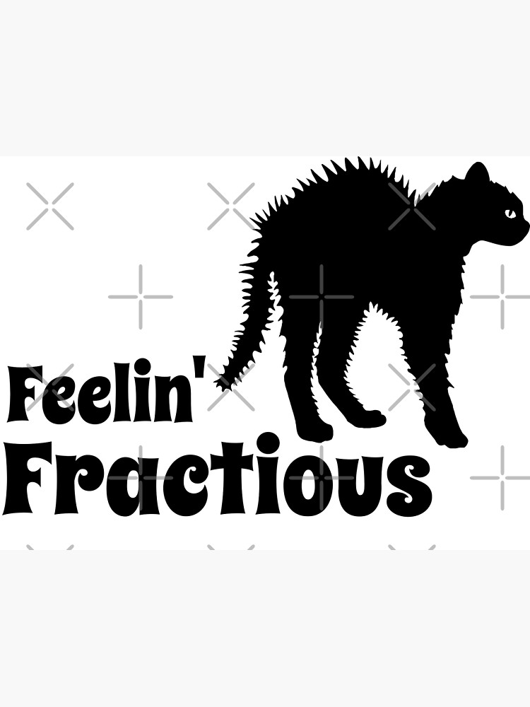 "Feeling Fractious, Feral Angry Cat, Veterinary Medicine Gift" Poster ...