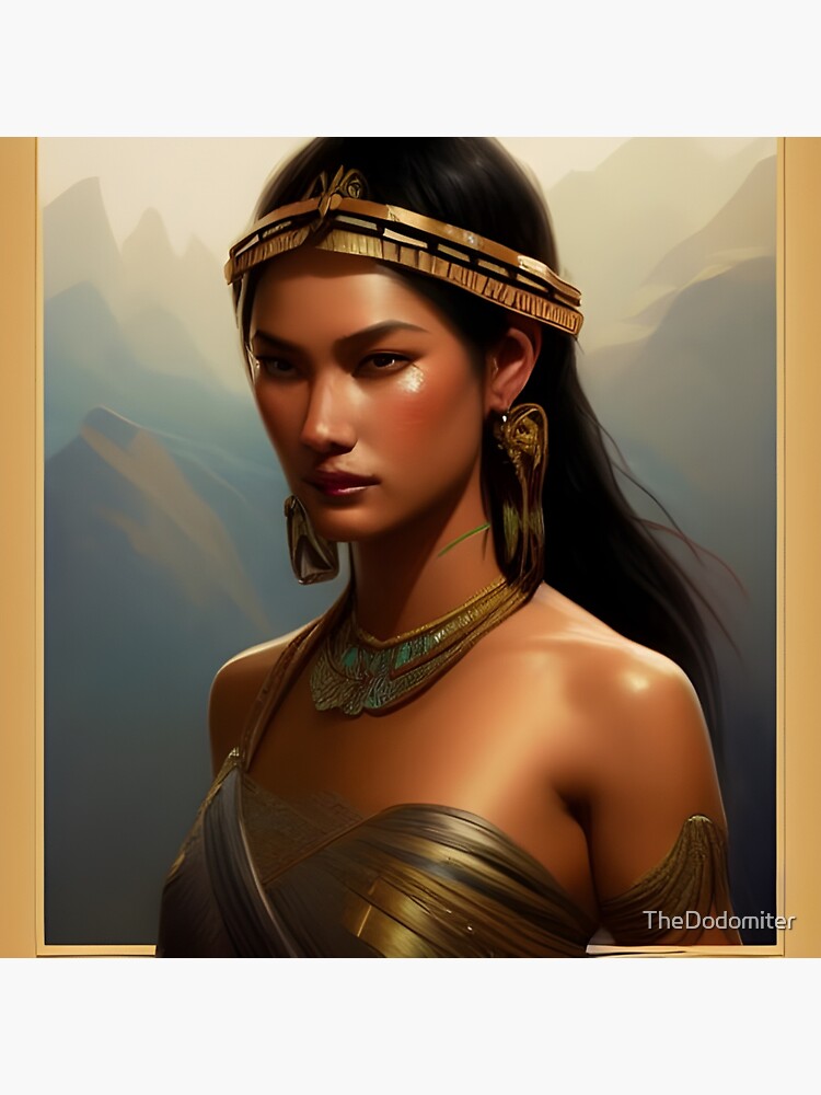 "portrait for an Amazon queen" Sticker for Sale by TheDodomiter | Redbubble