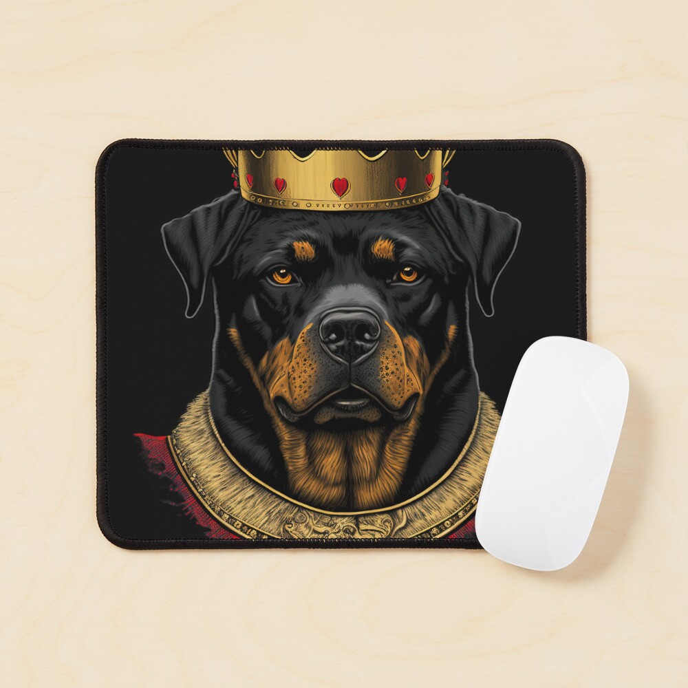 "King Royal Rottweiler The Boss Dog Artwork" Poster for Sale by ...