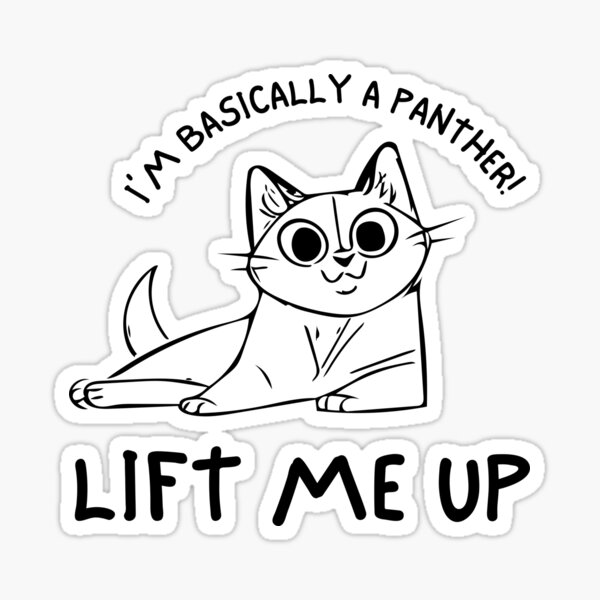 "LIFT ME UP" Sticker for Sale by baldbird | Redbubble