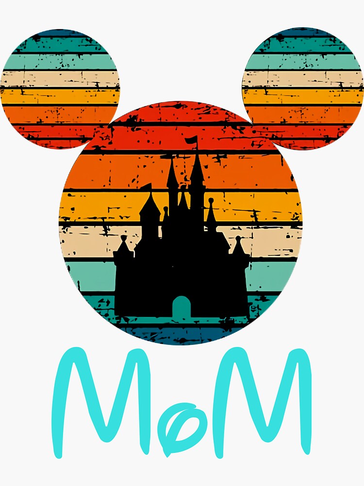 "Vintage Mom Mouse" Sticker for Sale by norsenhemm1 | Redbubble