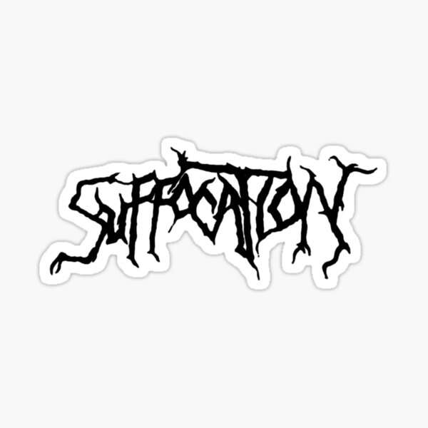 "Suffocation is an American death metal band" Sticker for Sale by hantu ...