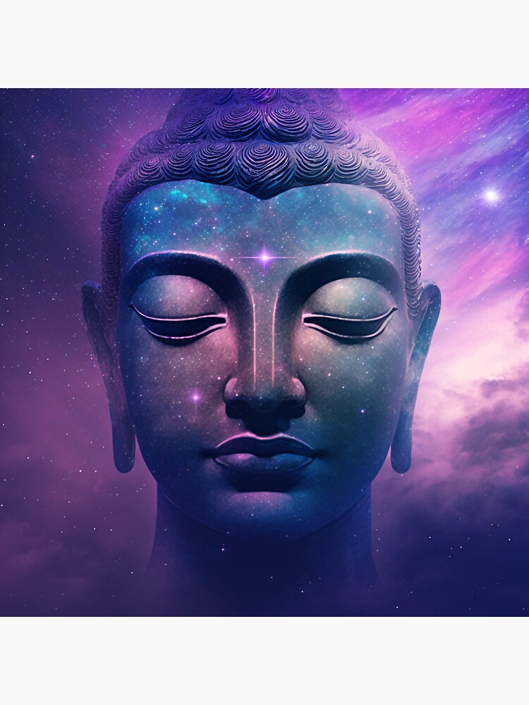 "Buddha is the universe " Sticker for Sale by MrMH | Redbubble