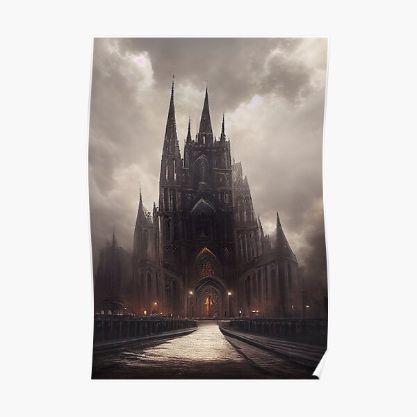 "Gothic cathedral" Poster for Sale by breaker160 | Redbubble