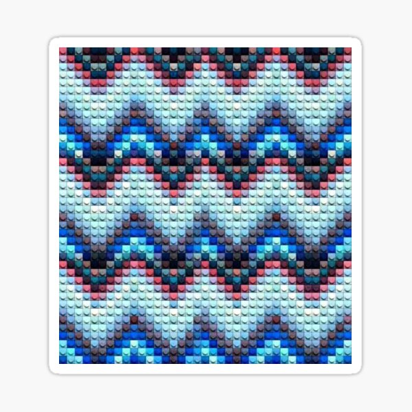 "Continuous Blue V Victory Design" Sticker for Sale by fairiequeen ...
