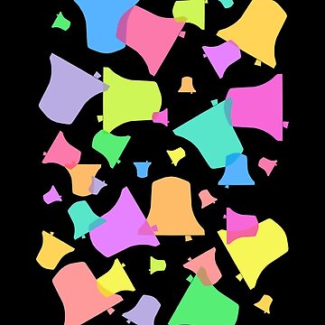 "Bell Ringing - CONFETTI BELLS" Sticker for Sale by SuzySuperlative ...
