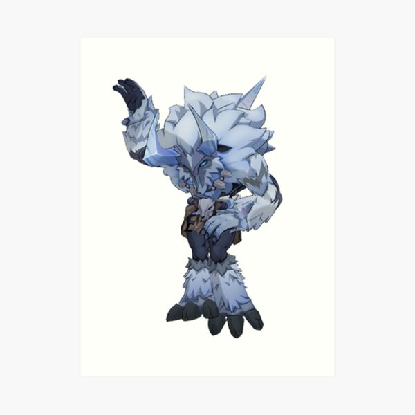 "Hilichurl and Hydro Slime Genshin Impact Thoma Hilichurl" Art Print ...