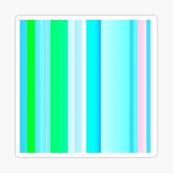 "Aesthetic mint color palette | Blue green color combination" Sticker ...
