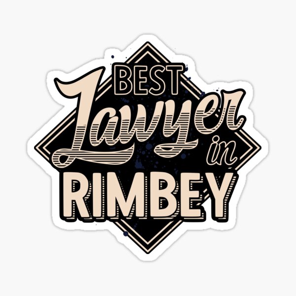 Pegatina «Mejor Abogado En Rimbey | Rimbey | Alberta | Canadá | Abogado ...