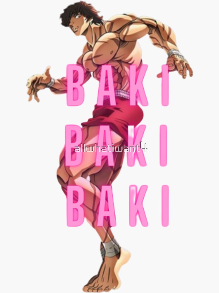 "BAKI HANMA BODYBUILDING GYM SPORT" Sticker for Sale by allwhatiwant4 ...