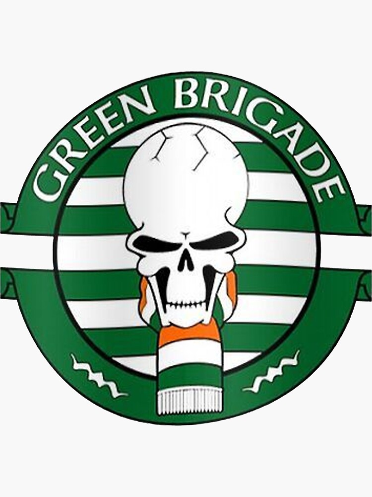 "Classy Green Brigade Logo " Sticker for Sale by iperaniasmoko | Redbubble
