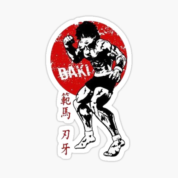 "BAKI HANMA BODYBUILDING GYM SPORT" Sticker for Sale by allwhatiwant4 ...