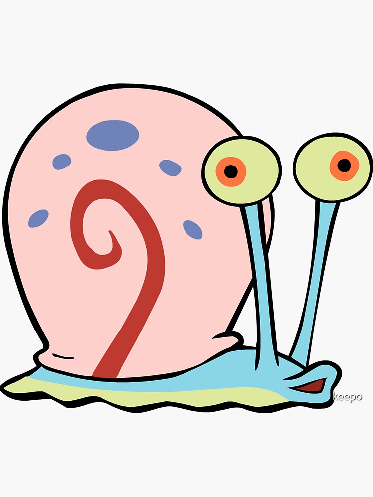 "Gary the Snail" Sticker for Sale by keepo | Redbubble