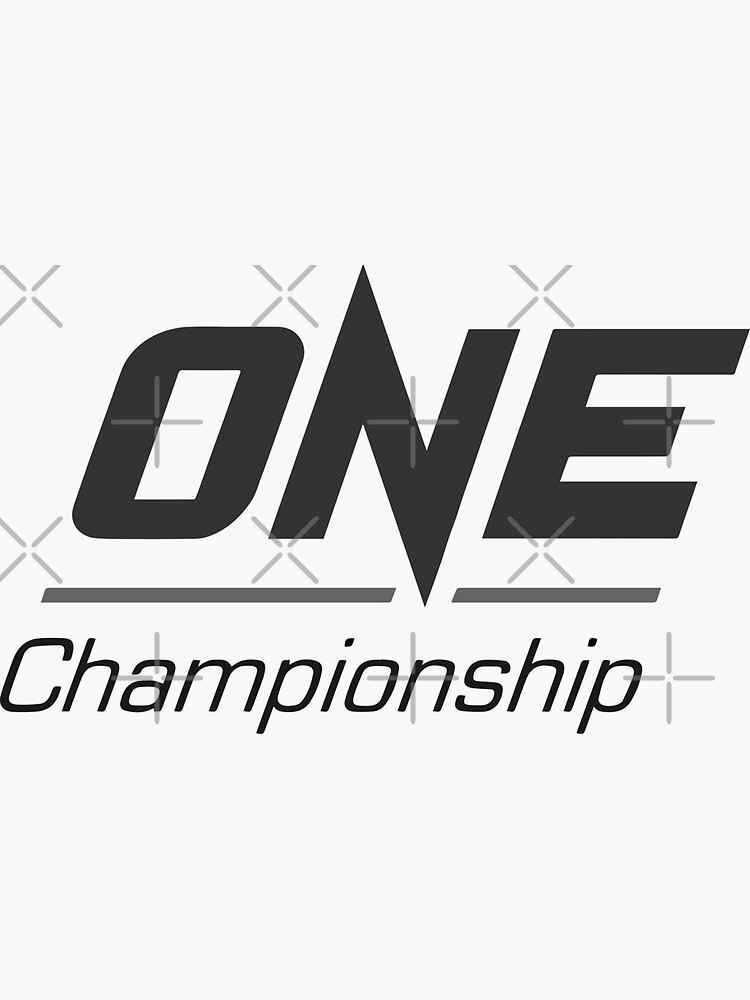 "ONE Championship" Sticker for Sale by trendrepublic | Redbubble