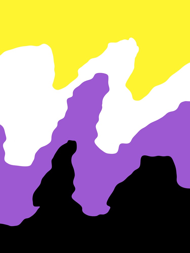 Non Binary Pride Flag Sticker For Sale By Edevagation Redbubble
