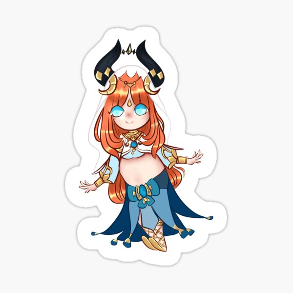 "Genshin Impact Chibi Nilou" Sticker for Sale by B2rt0nzart | Redbubble