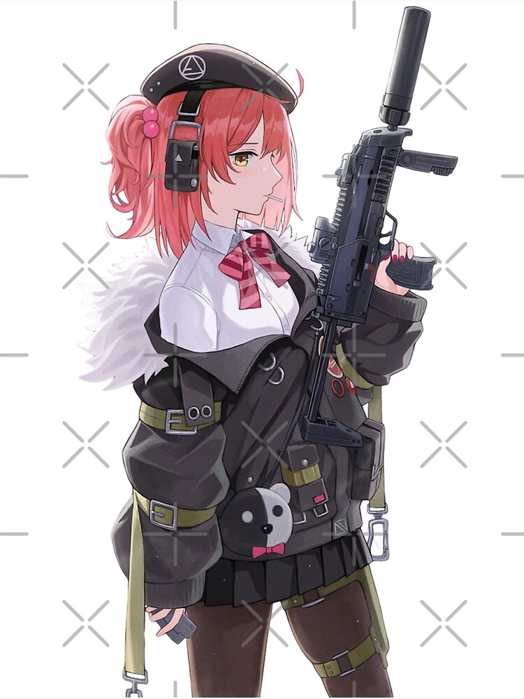 "Anime Girl Gun" Poster for Sale by kittiescuties | Redbubble