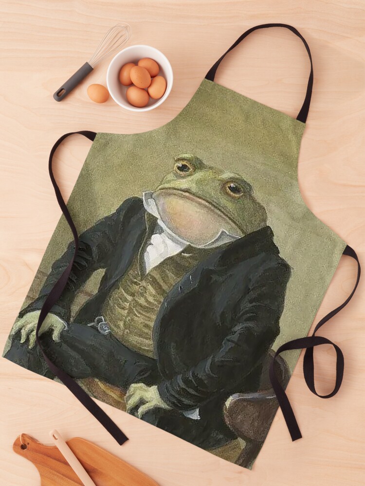 "Colonel Toad" Apron for Sale by Psyche-Lab | Redbubble