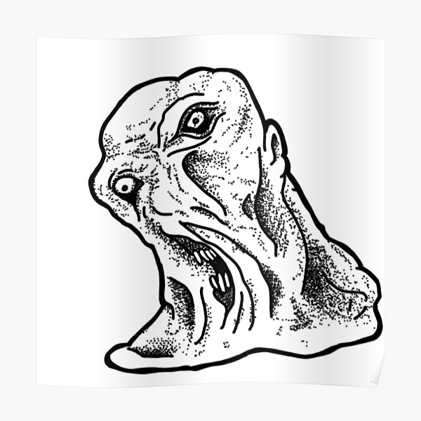 Póster «Prototipo del hombre pálido del laberinto del fauno» de Yoda ...