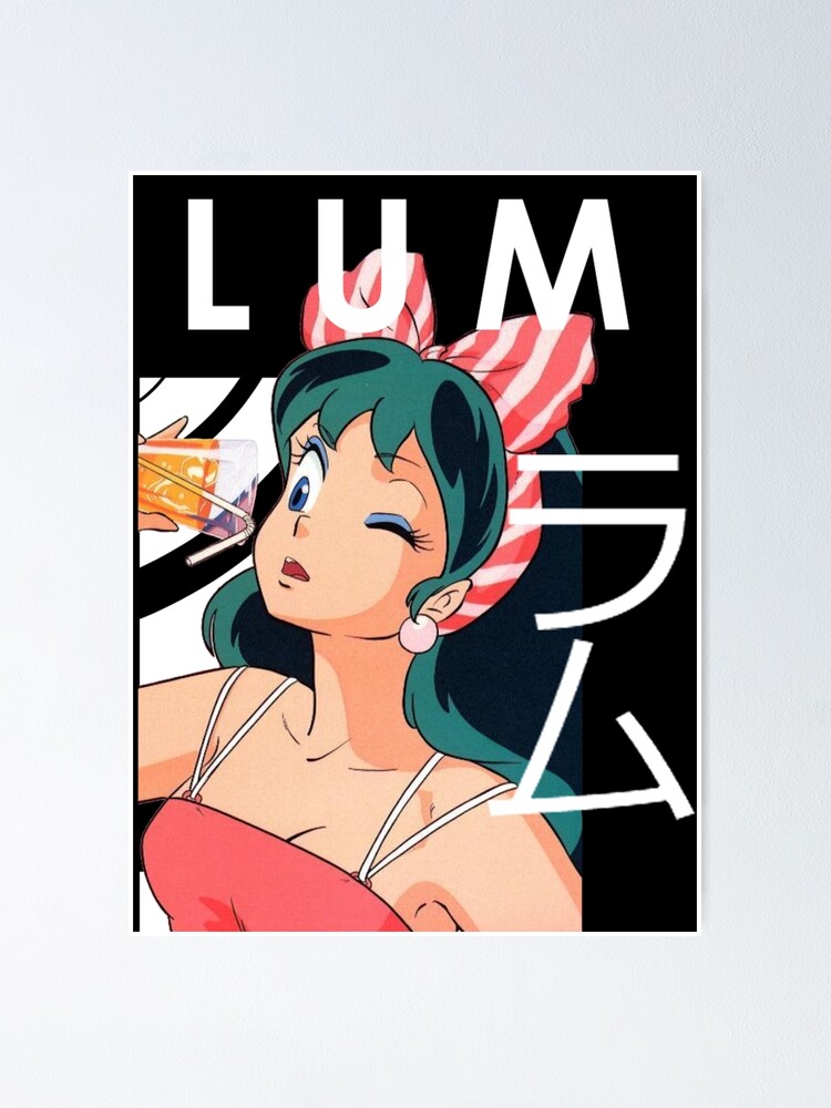 "Urusei Yatsura Lum " Poster for Sale by sqaceclou | Redbubble