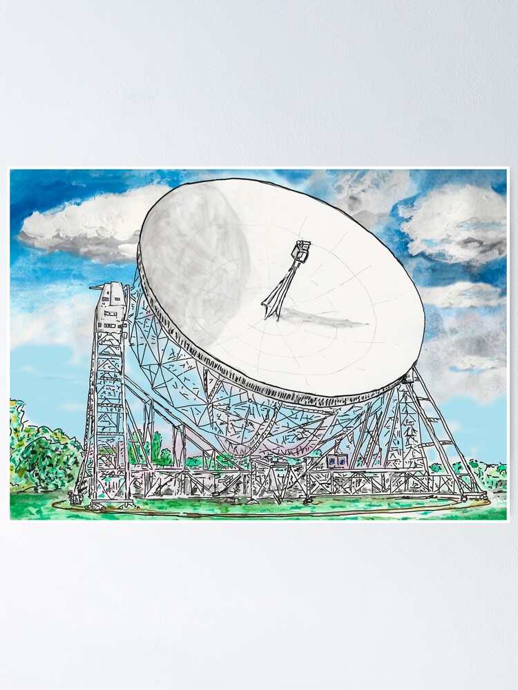 "Jodrell Bank Cheshire" Poster by iancoppack | Redbubble
