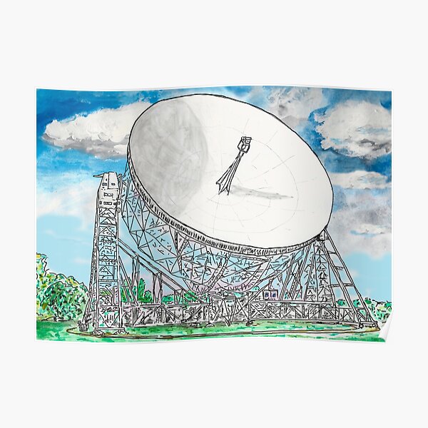 "Jodrell Bank Cheshire" Poster by iancoppack | Redbubble
