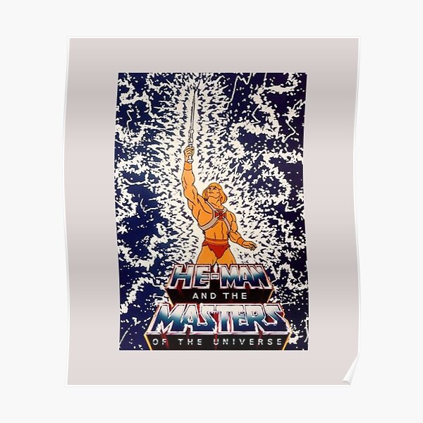 "He-Man Masters of the Universe Cartoon" Poster for Sale by ...