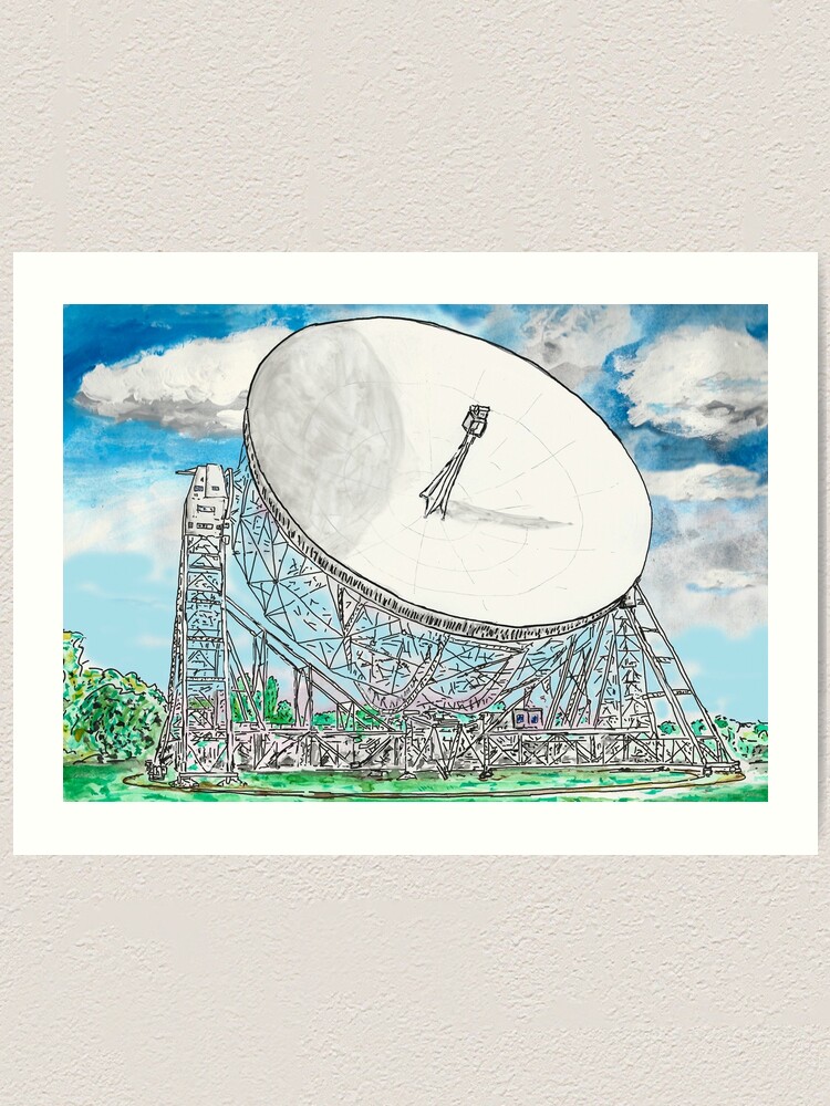 "Jodrell Bank Cheshire" Art Print by iancoppack | Redbubble