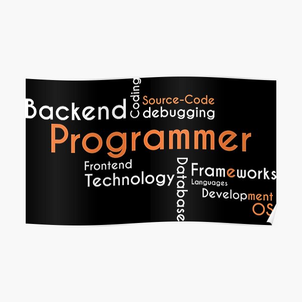 "Programmer" Poster for Sale by MHDesignstore | Redbubble